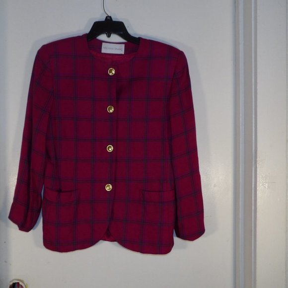 Michelle Stuart | Jackets & Coats | Vintage Michelle Stuart Hot Pink ...